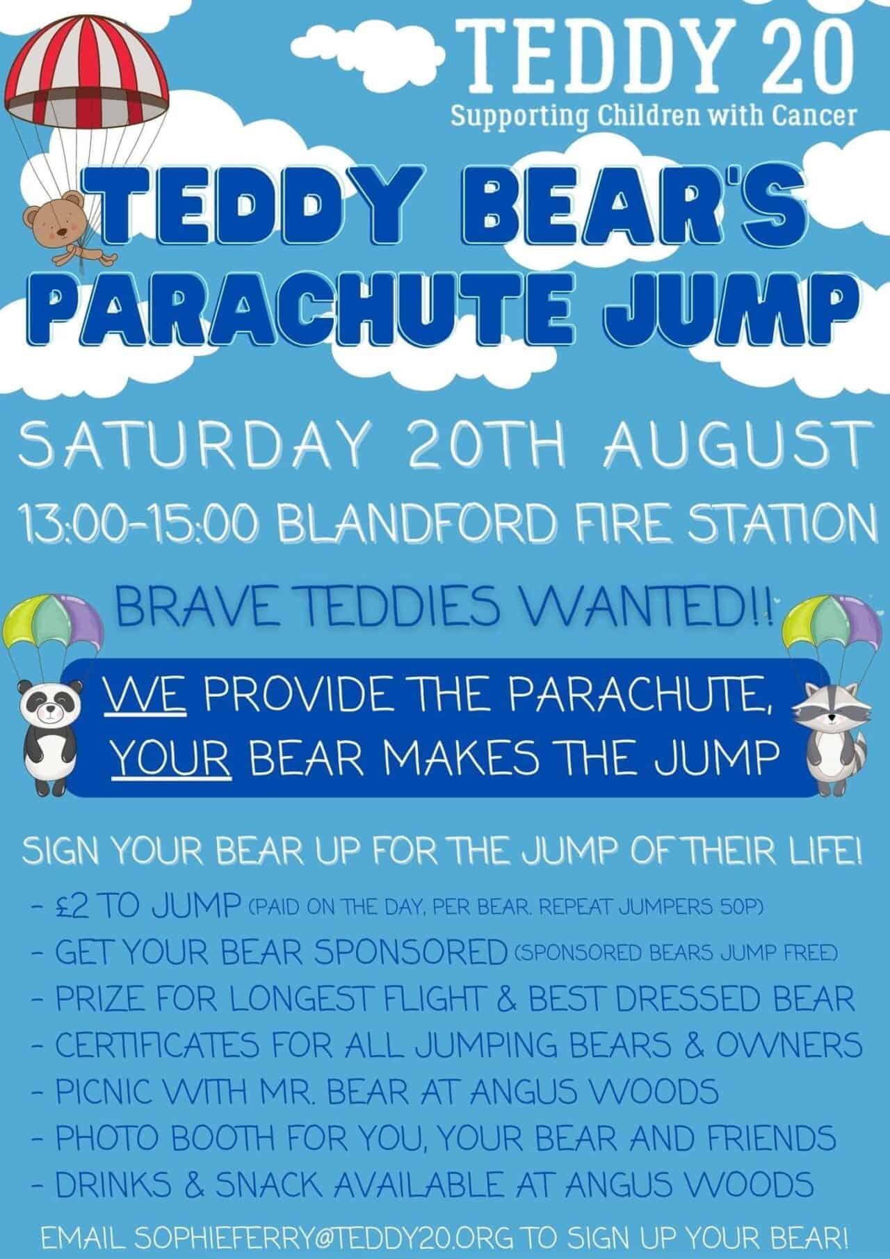 Teddy Bear’s Parachute Jump - Teddy20 - The BV