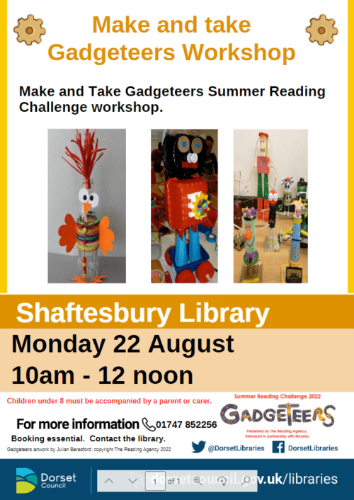 Make and Take Gadgeteers Workshop - The BV