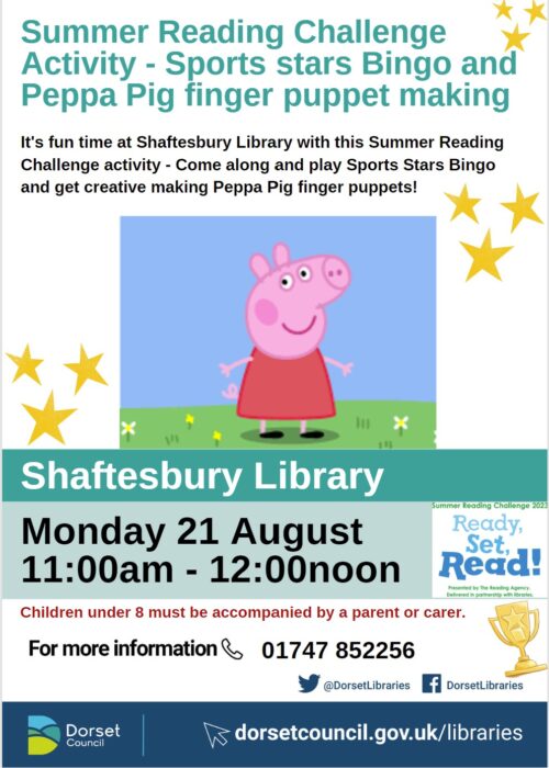Summer Reading Challenge Activity - Sports Stars Bingo and Peppa Pig ...