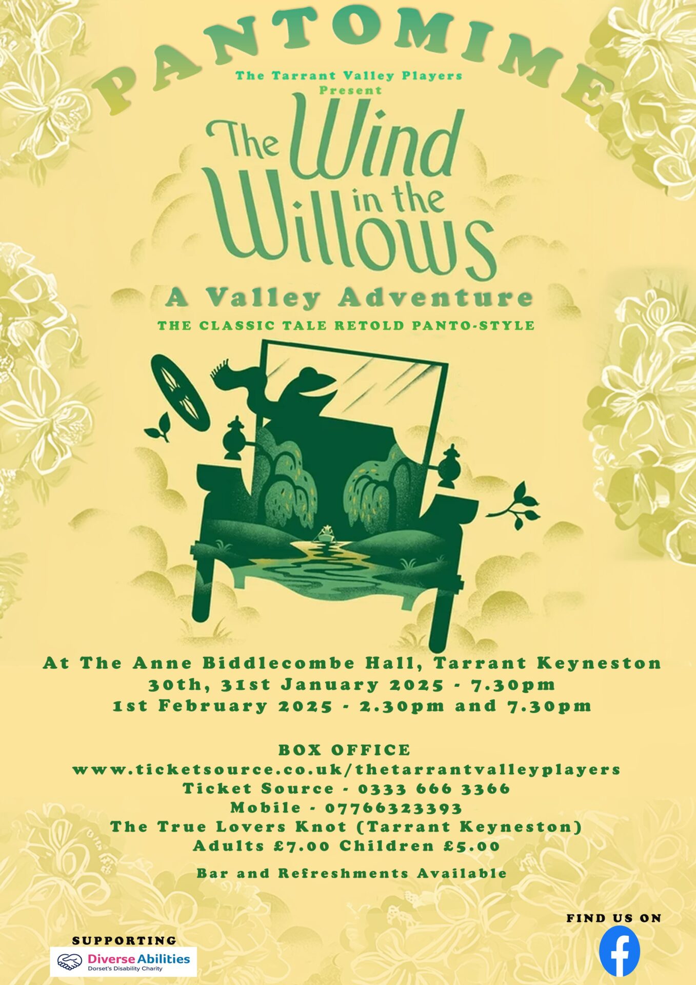 PANTOMIME The Wind In The Willows - A Valley Adventure - The BV